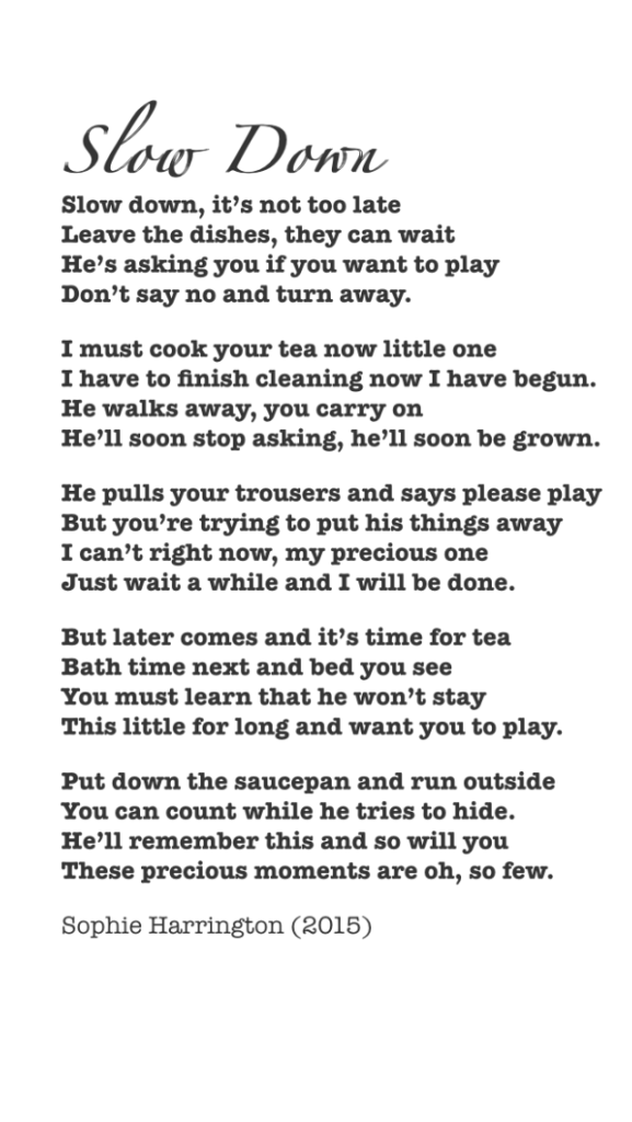 Slow Down | Essentially Love Poems